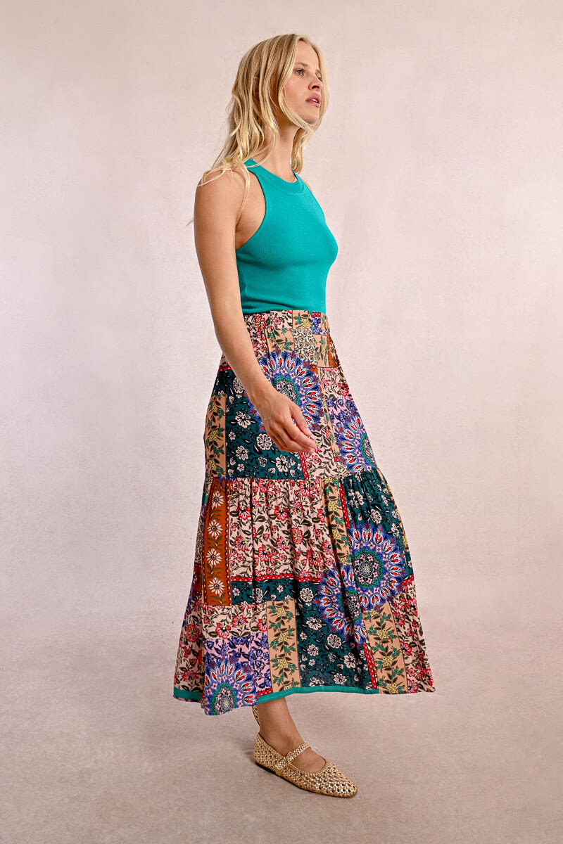 Rock Molly Bracken Ladies Woven Skirt Z582ADE Multicolour Banita - ni ...